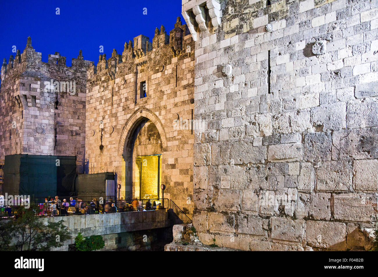 Israel, Jerusalem, the Herod's gate Stock Photo - Alamy