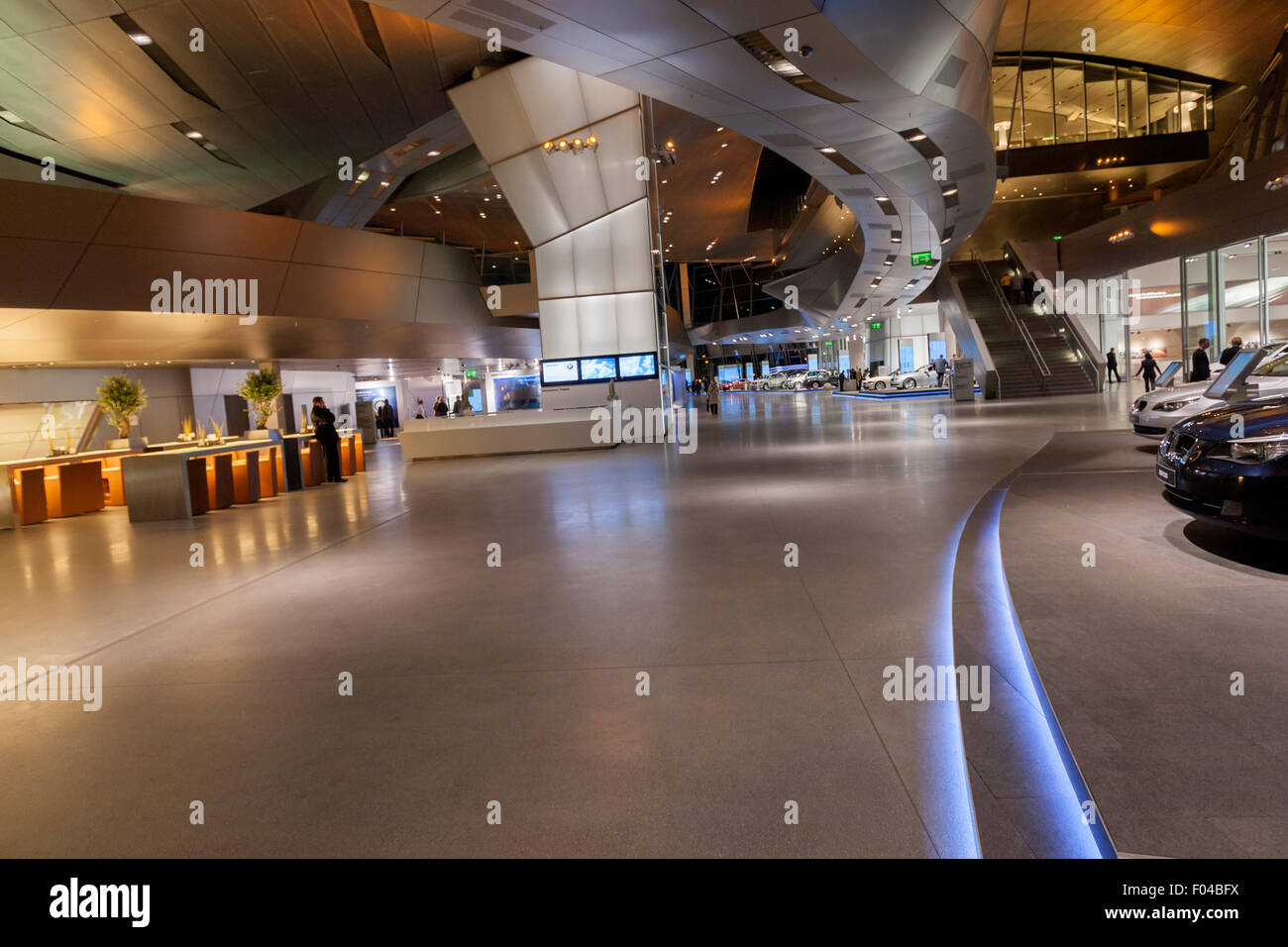 Inside BMW Welt, BMW delivery centre in Munich, designed by Professor ...