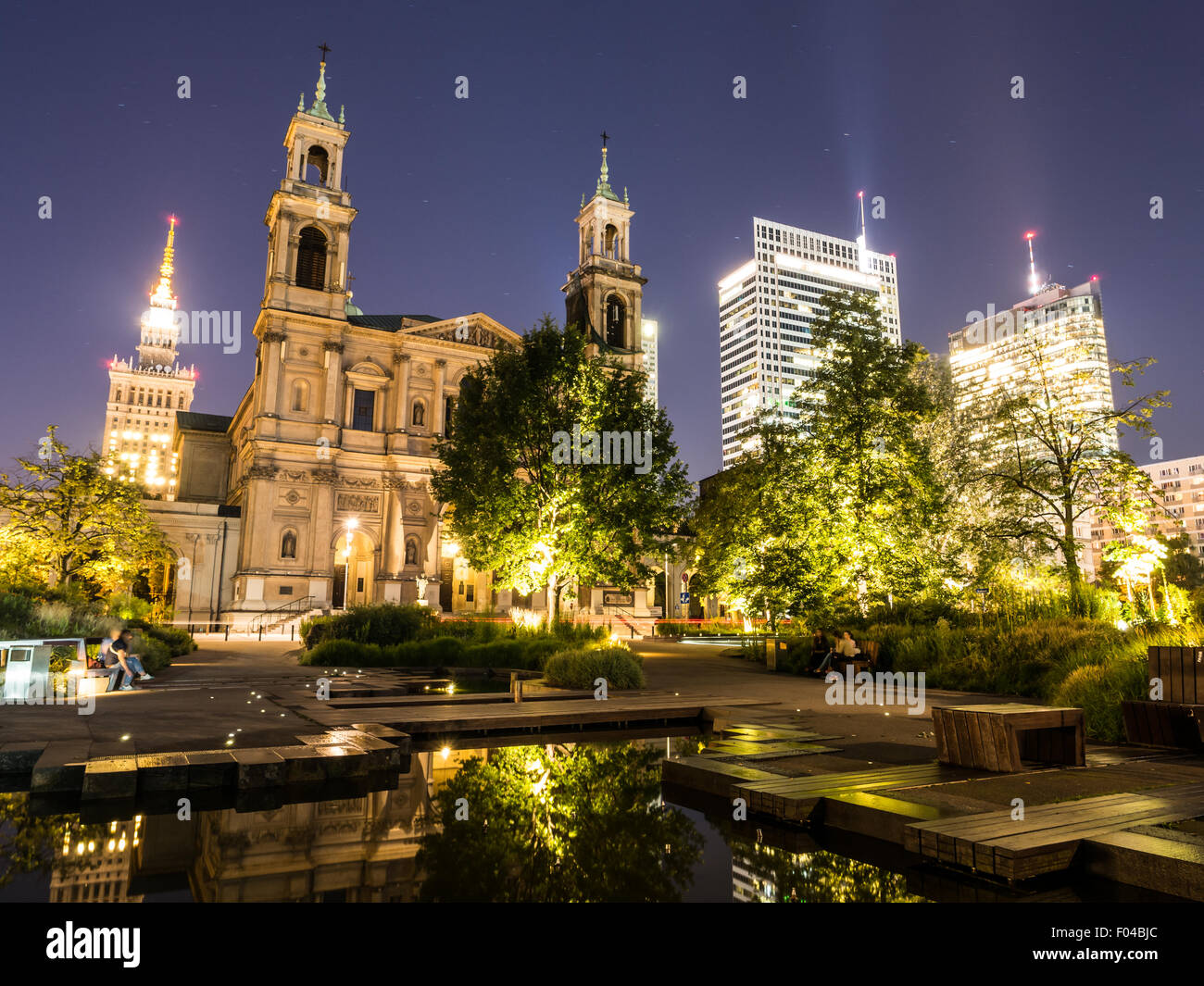 Warsaw grzybowski square hi-res stock photography and images - Alamy