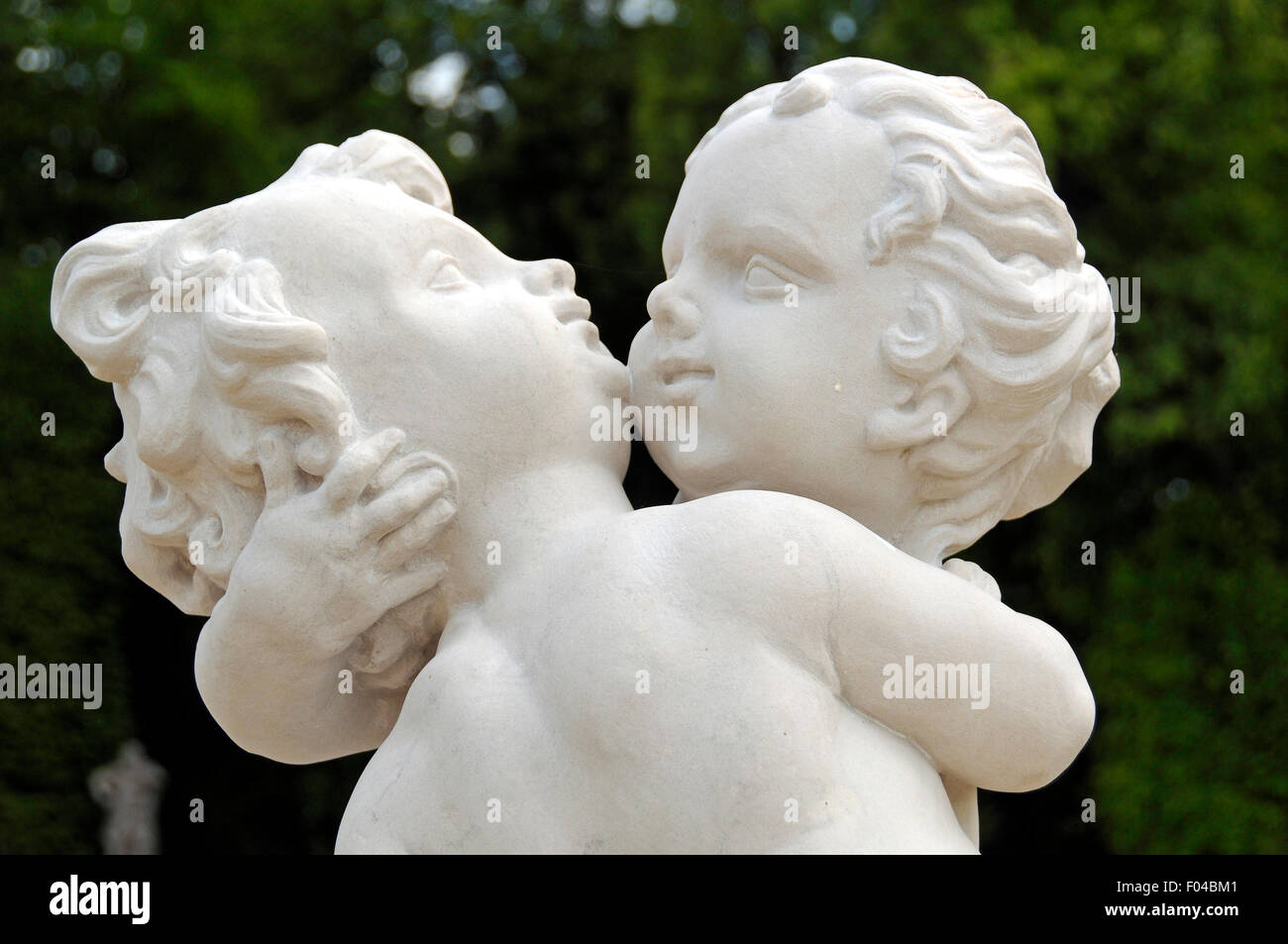 Rococo Baroque sculpture depicting one of four stages of love at ...