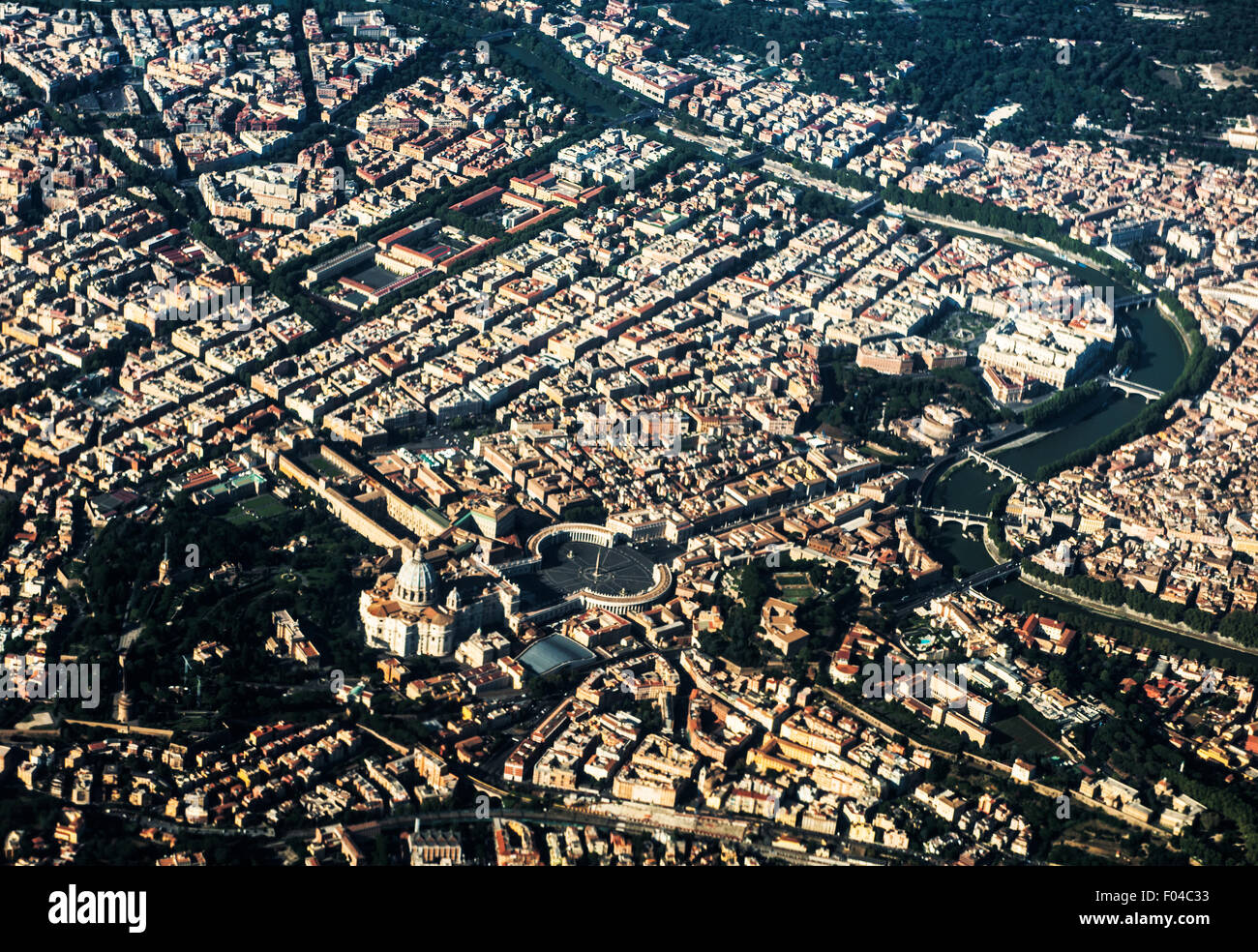 Vatican city aerial view hi-res stock photography and images - Alamy
