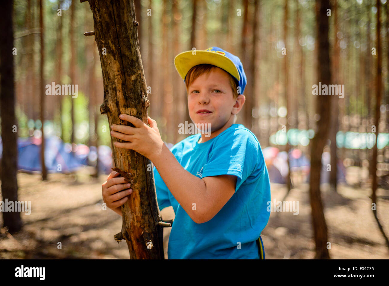 Scouts daily life in Ukrainian scout training camp, Kiev region ...