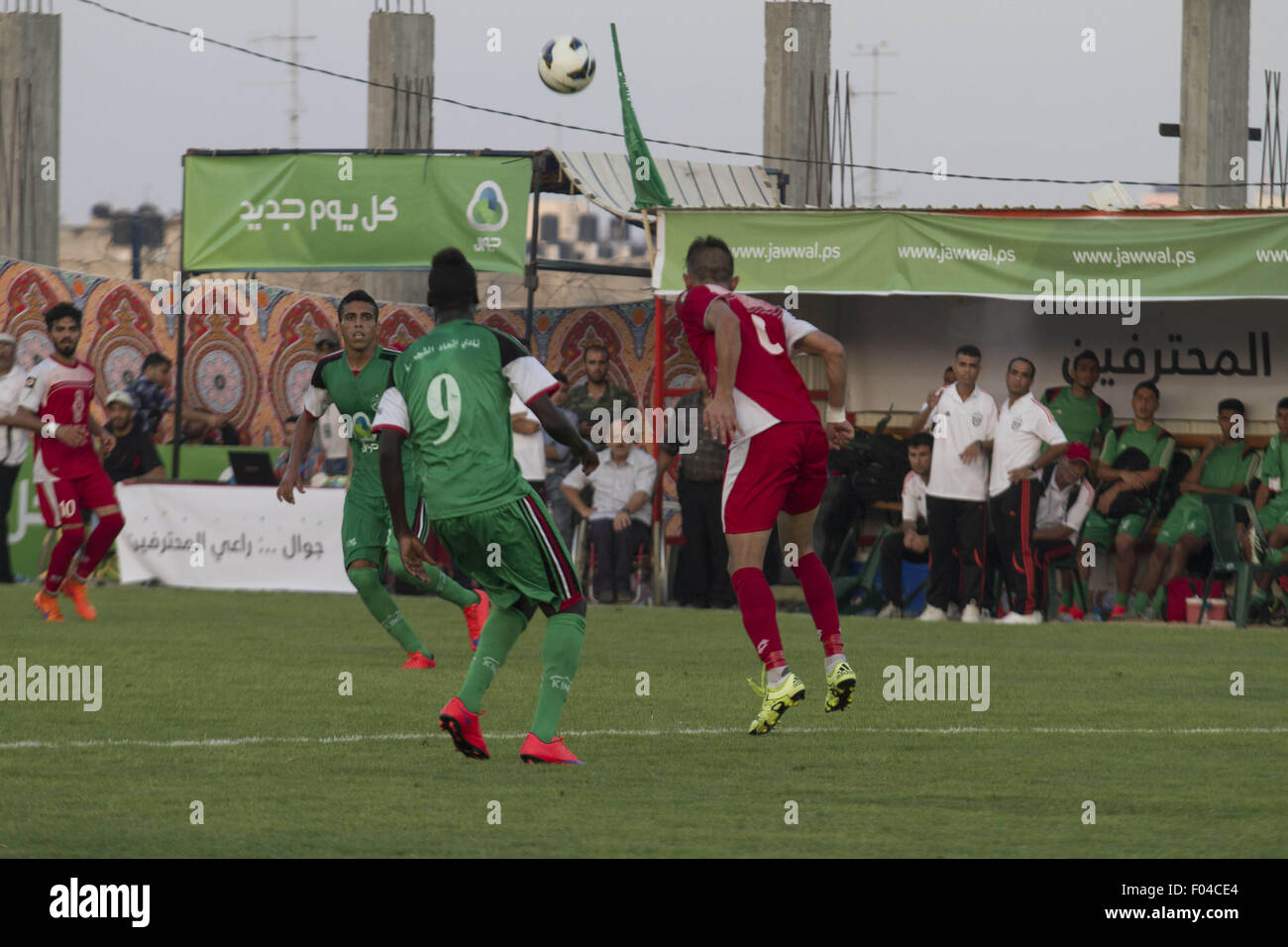 Gaza City, The Gaza Strip, Palestine. 6th Aug, 2015. Etihad al-Shejaiya ...