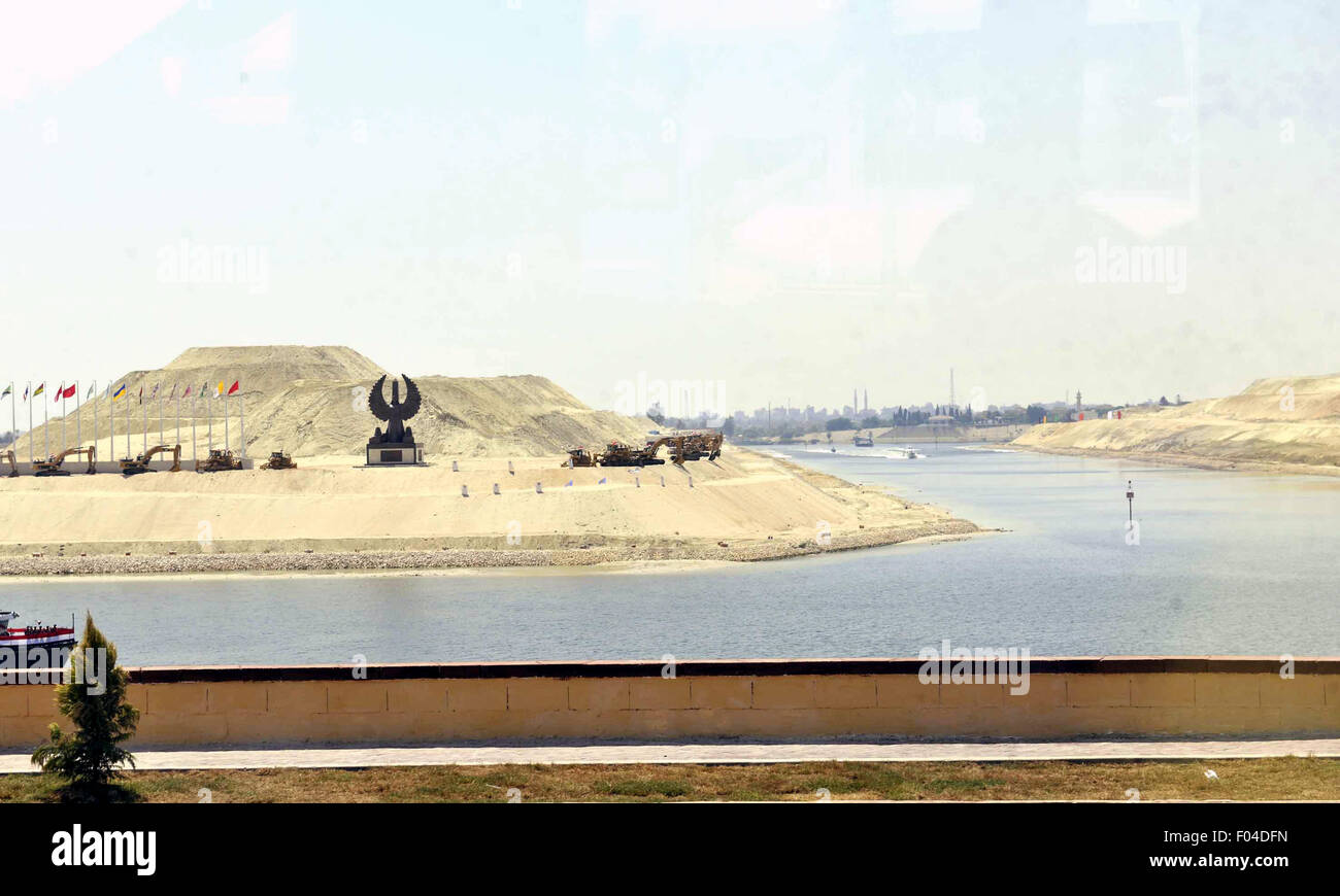 Ismailia, Ismailia, Egypt. 6th Aug, 2015. A general view shows the new ...