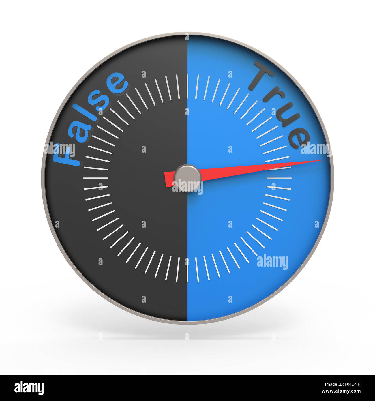 True or false as a concept on white background Stock Photo - Alamy