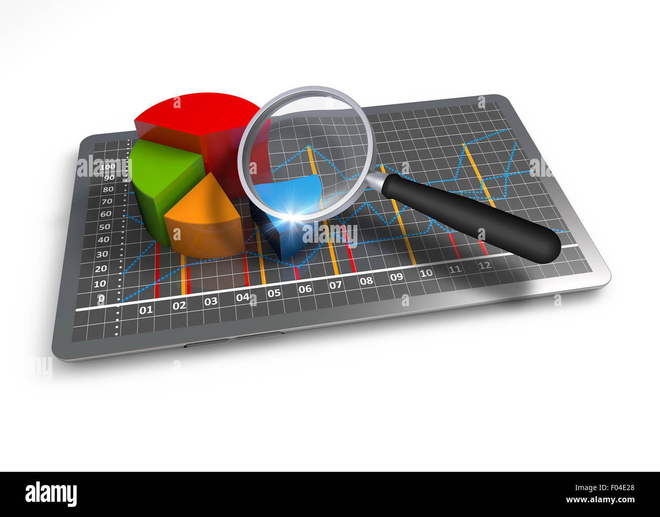 Analysis stock market reports Cut Out Stock Images & Pictures - Alamy