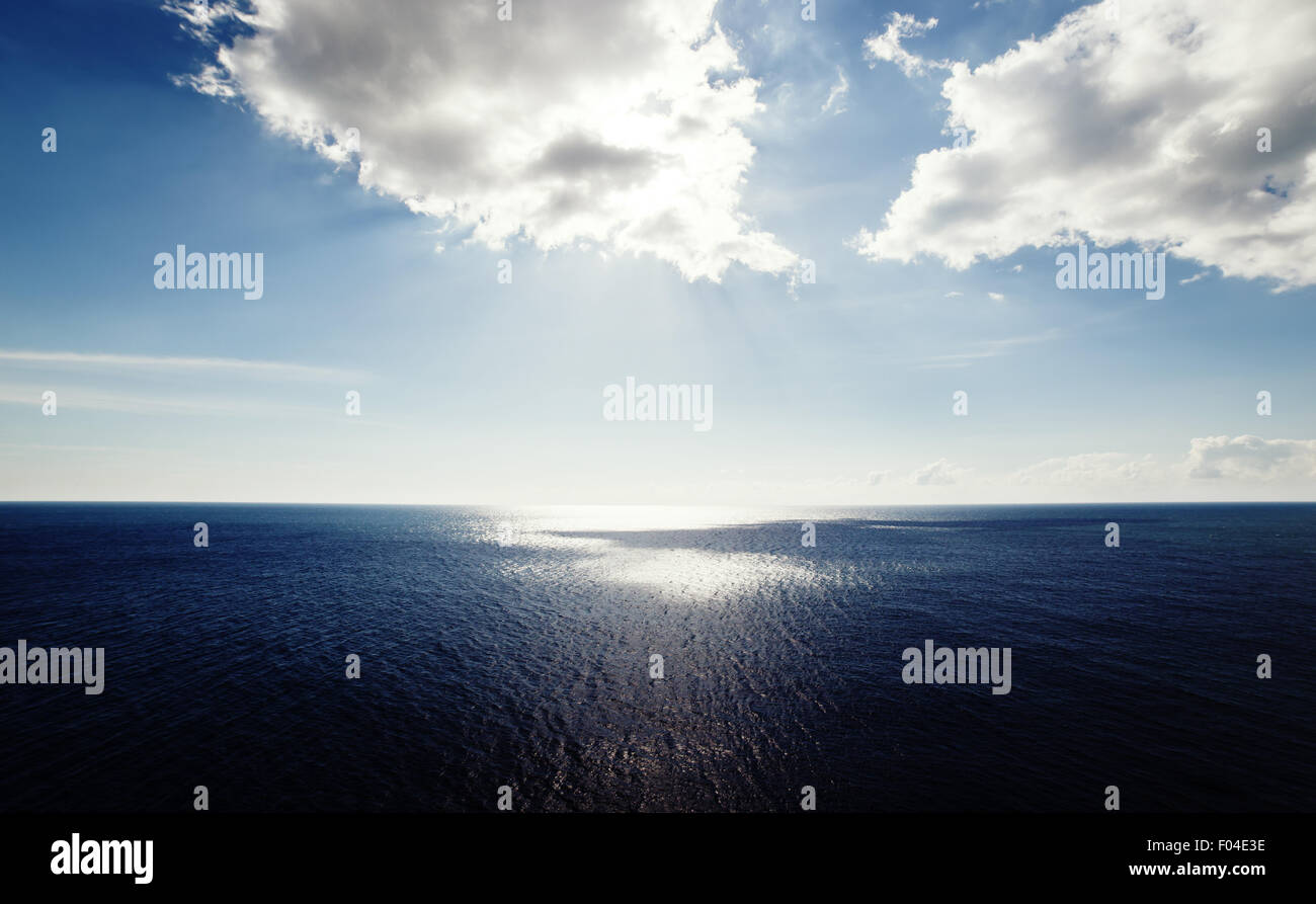 Beautiful view wavy sea hi-res stock photography and images - Alamy