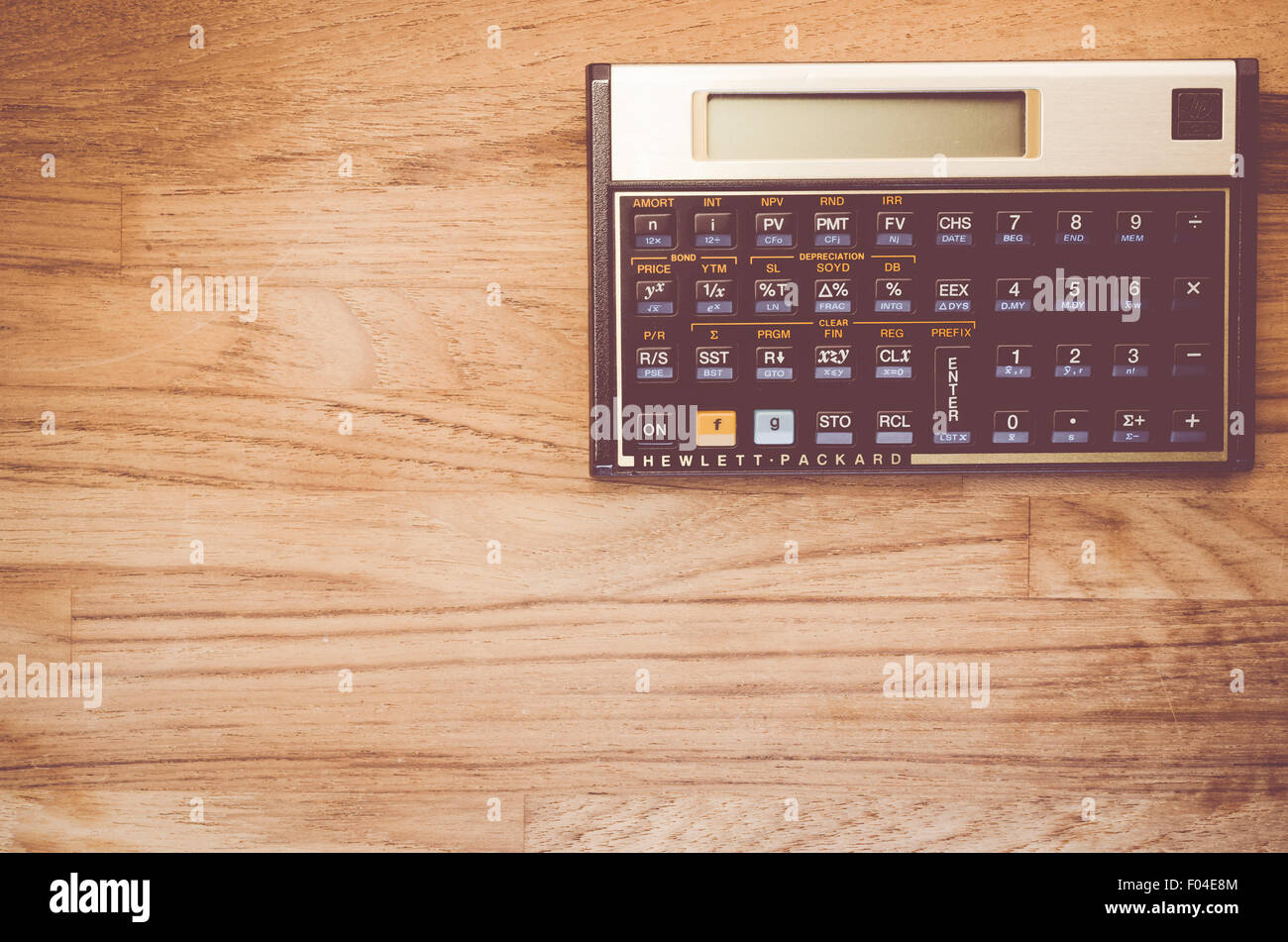 Hp 12c hewlet packard rpn financial calculator hi-res stock photography ...