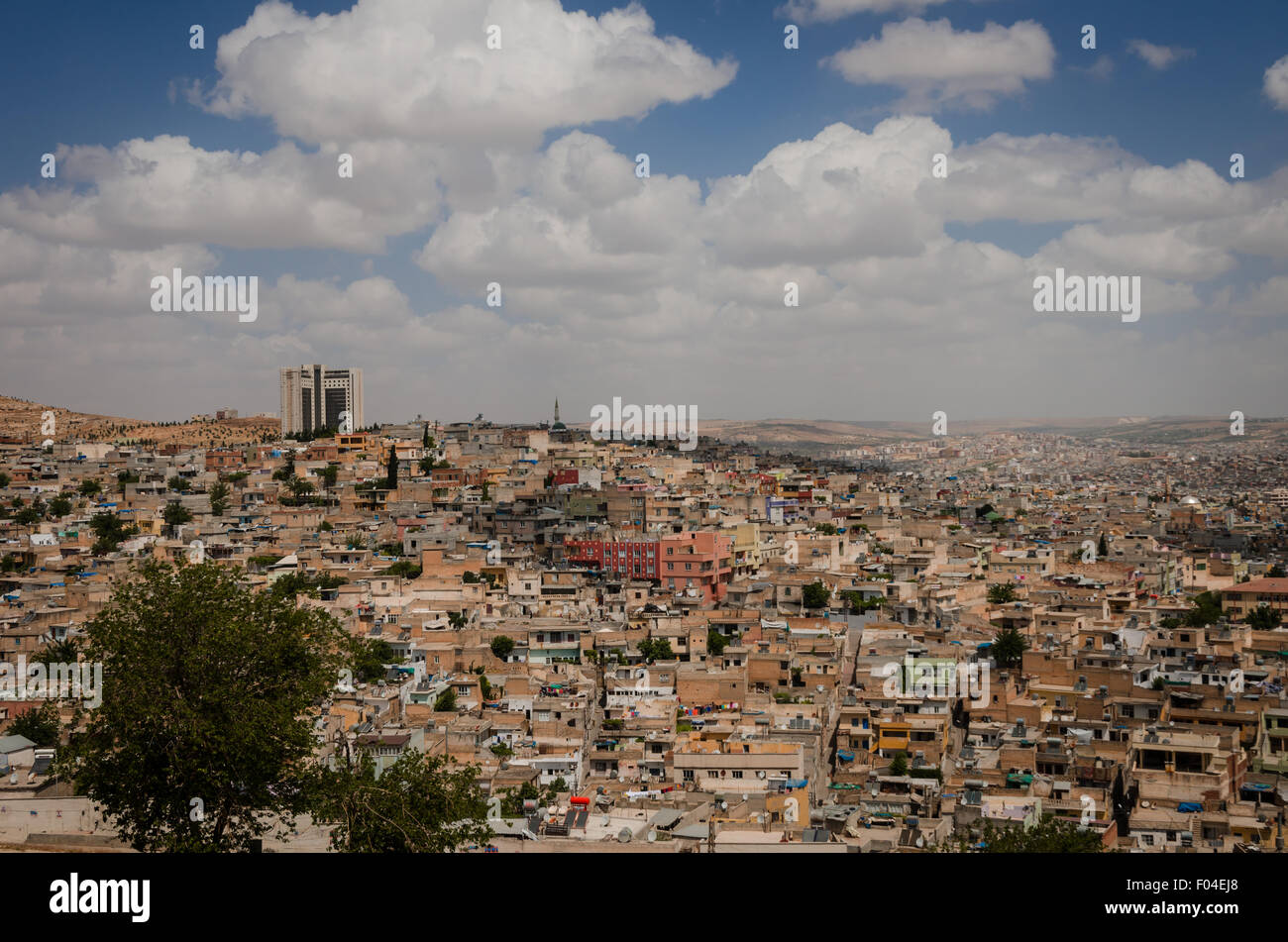 Panoramic view of Urfa city Stock Photo - Alamy