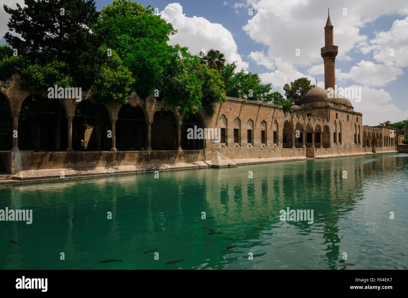 Holy Lake and Halil-ur Rahman Mosque Stock Photo - Alamy