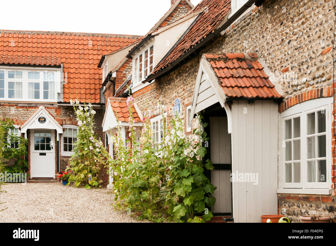 Cottage in the Norfolk village of Stiffkey lived in by the writer Henry ...