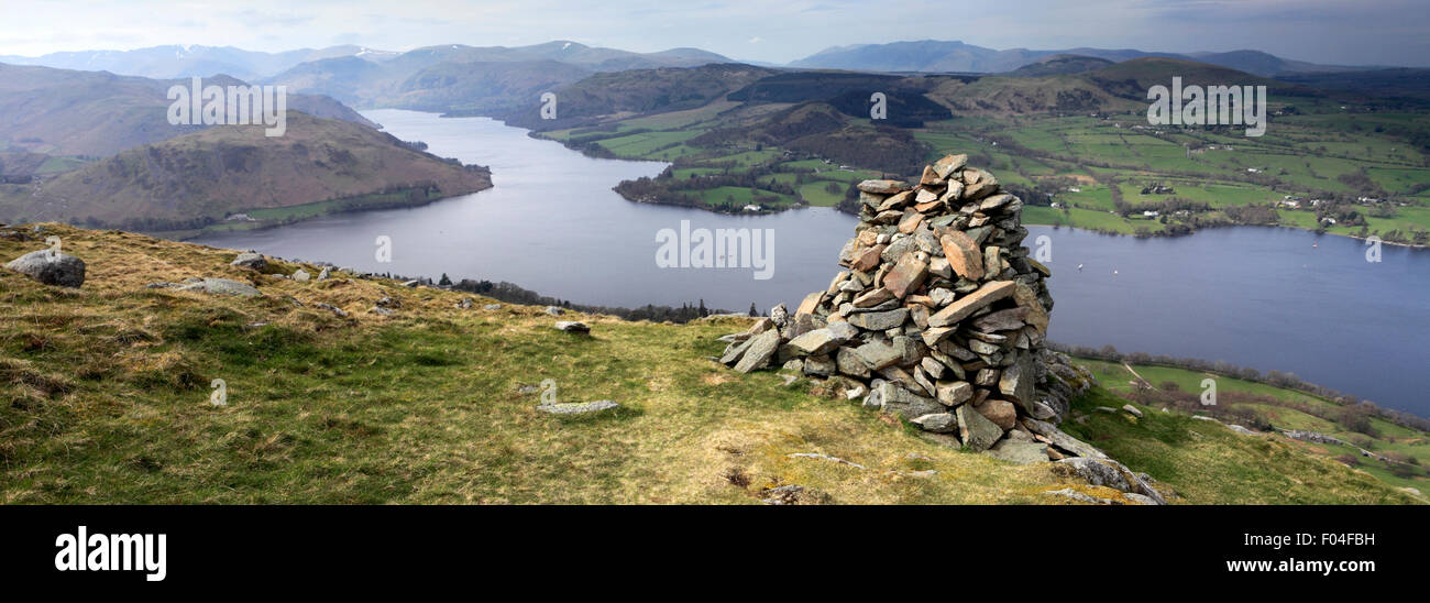The Beacon Cairn of Arthurs Pike Fell, Lake District National Park ...