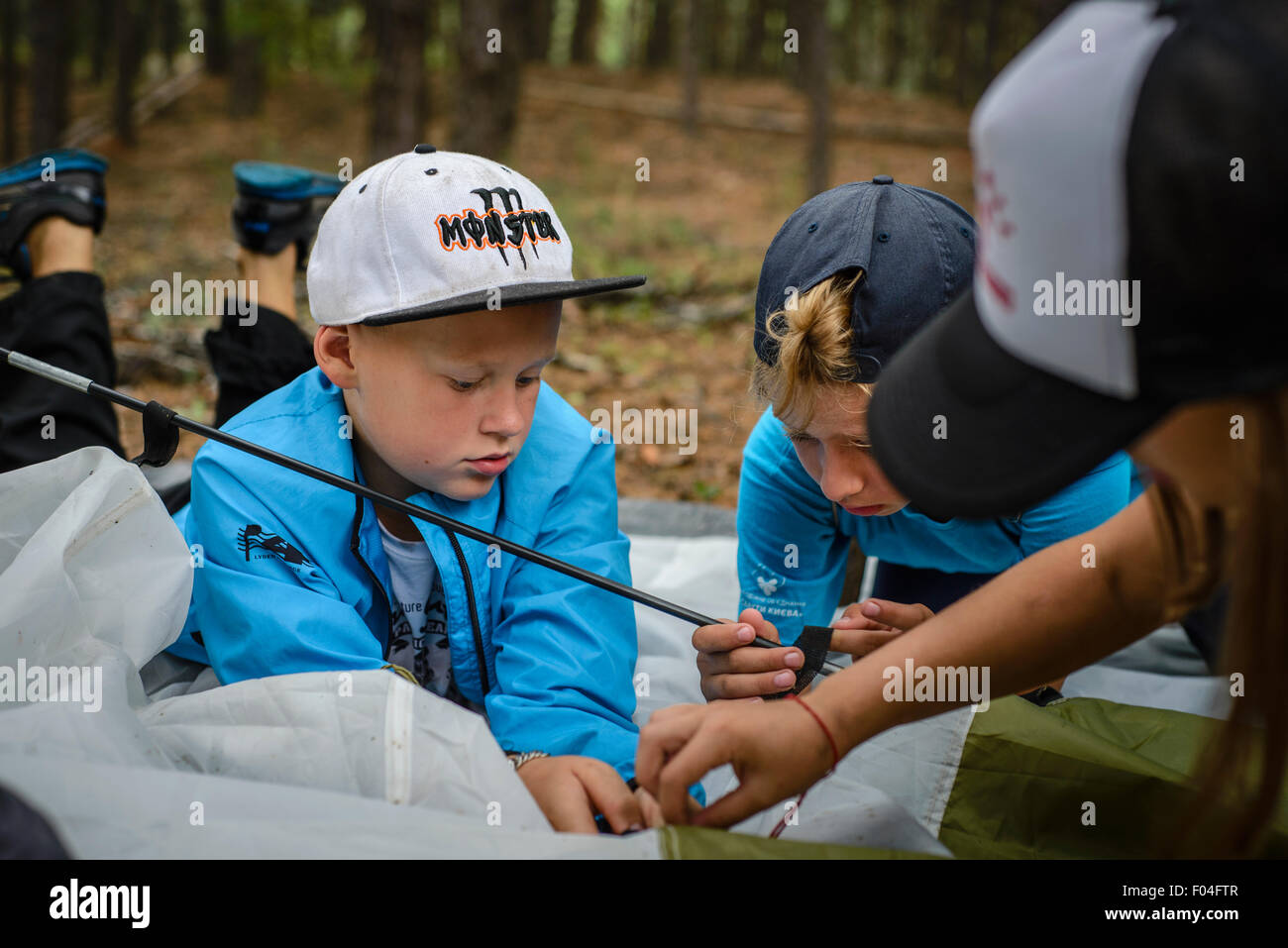Scout scouting tent hi-res stock photography and images - Alamy