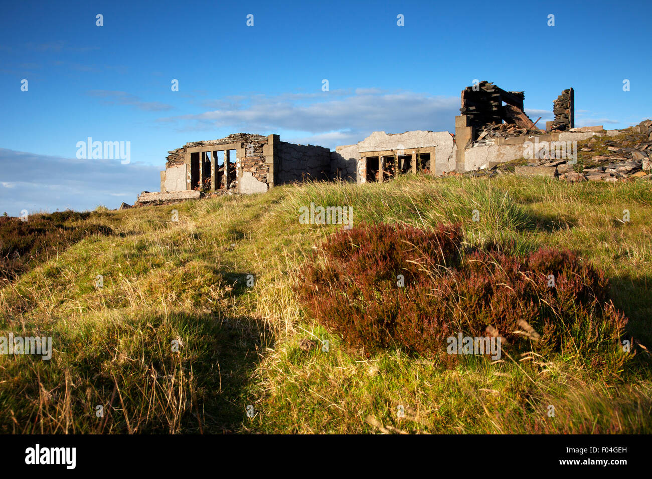 Photograph by © Jamie Callister. The Ruins of Haunted Gwylfa Hiraethog ...