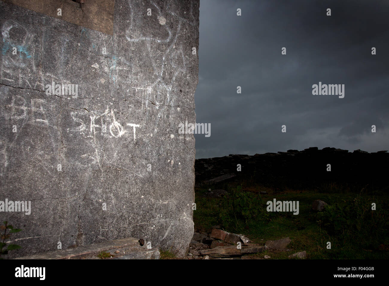 Photograph by © Jamie Callister. The Ruins of Haunted Gwylfa Hiraethog ...