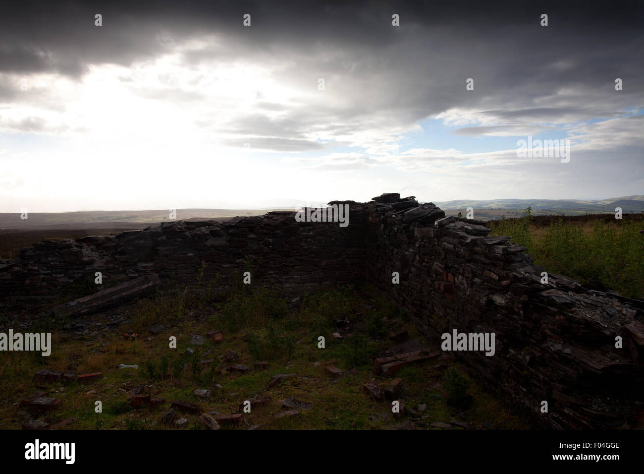 Photograph by © Jamie Callister. The Ruins of Haunted Gwylfa Hiraethog ...