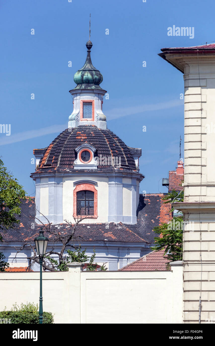 Baroque Church of St. Wenceslas, Litomerice, Northern Bohemia, Czech ...