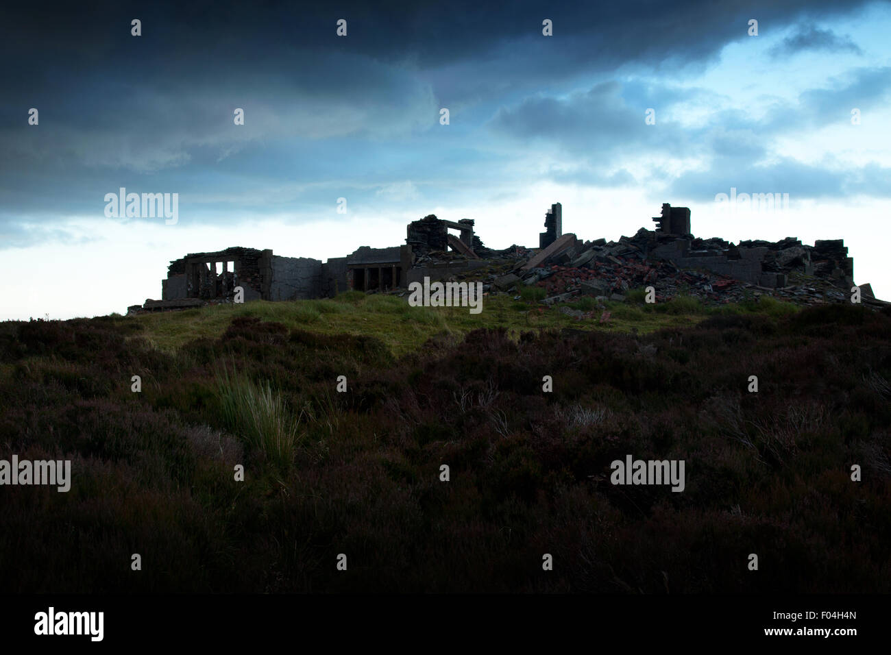 Photograph by © Jamie Callister. The Ruins of Haunted Gwylfa Hiraethog ...