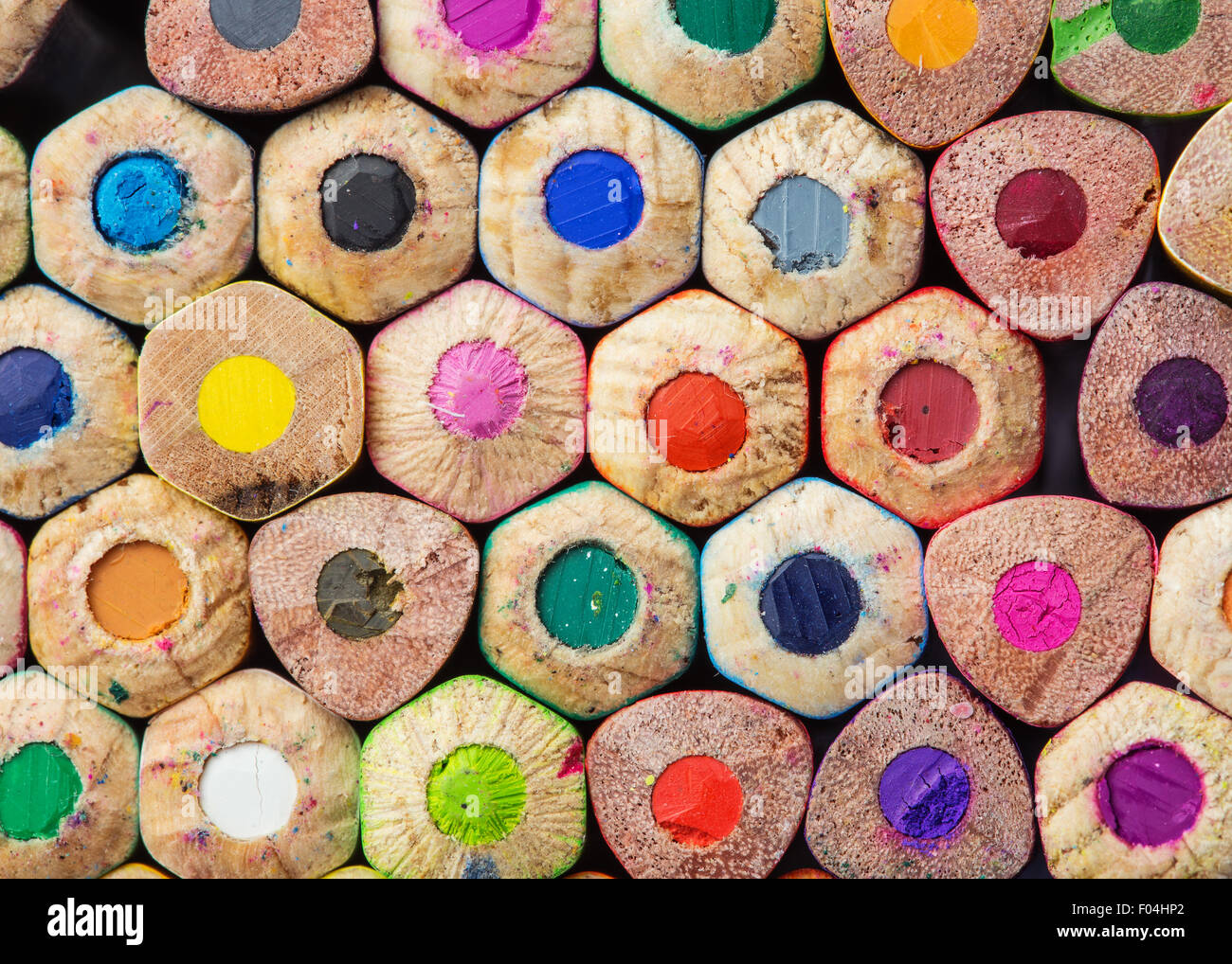 Color pencils close-up photo Stock Photo - Alamy