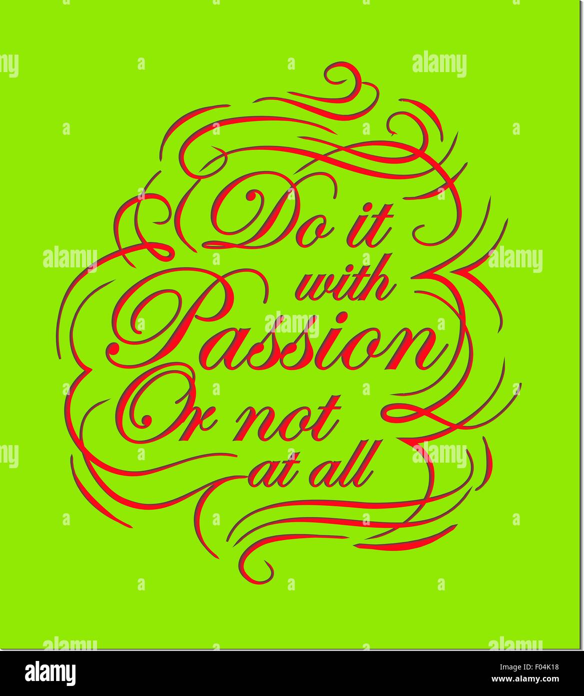 Inspirational and encouraging quote design Stock Vector Image & Art - Alamy
