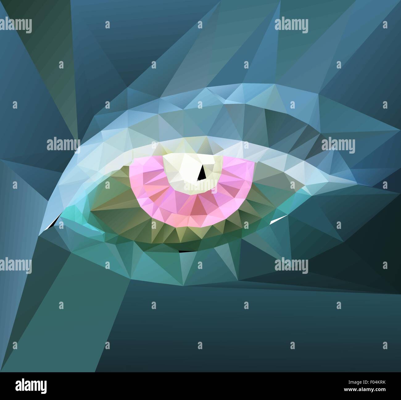 color eye design. Hi-tech concept Stock Vector Image & Art - Alamy