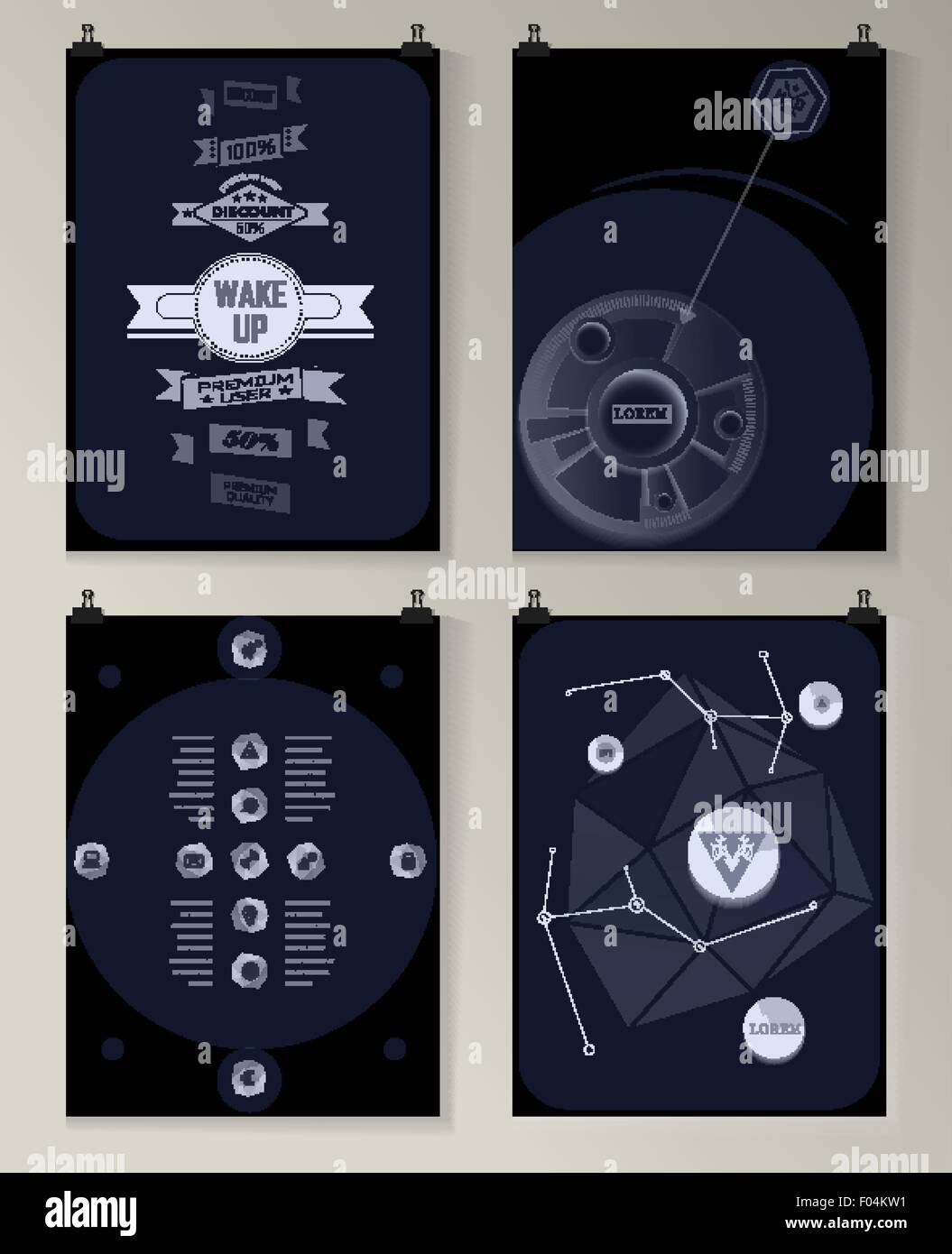 Modern infographic poster. Background Stock Vector Image & Art - Alamy