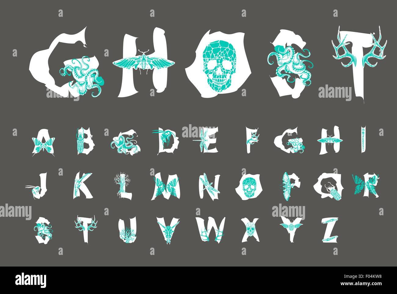 Polygonal geometric font Stock Vector Image & Art - Alamy