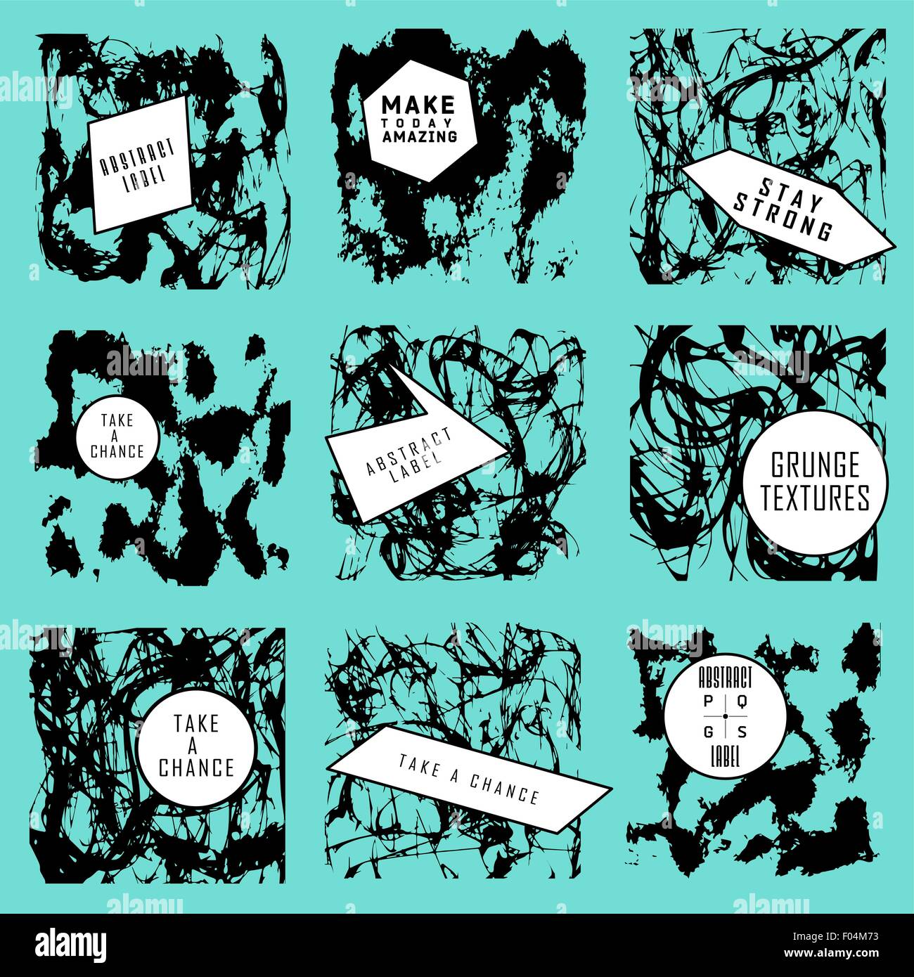 Abstract set of blobs, splash, labels Stock Vector Image & Art - Alamy