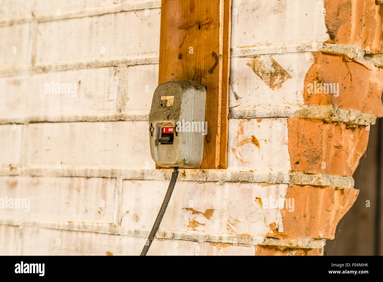 Electrotechnical industrial archeology - old electric light switch ...