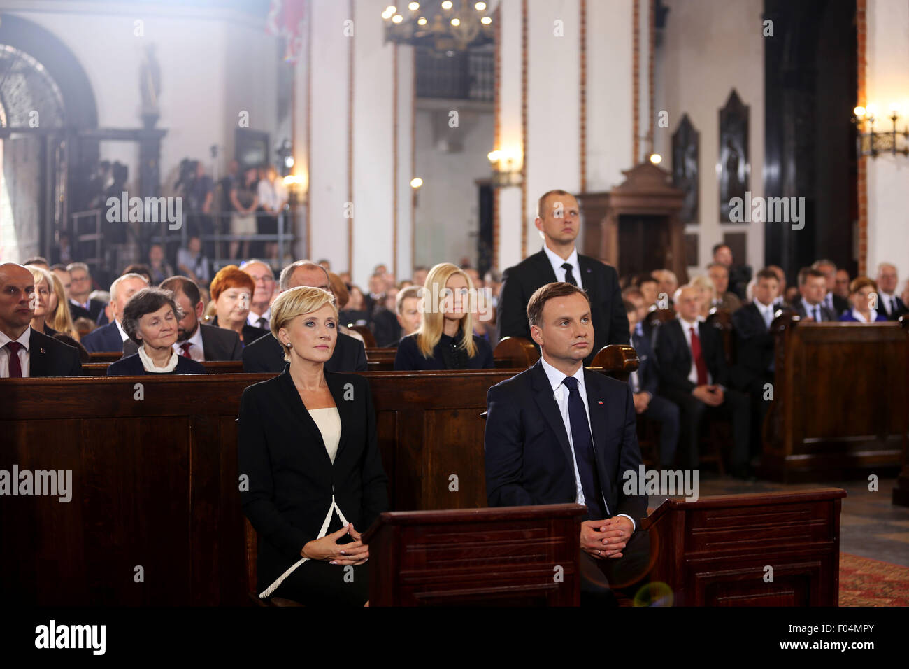 Warsaw, Poland. 06th Aug, 2015. Poland's new President, Andrzej Duda ...