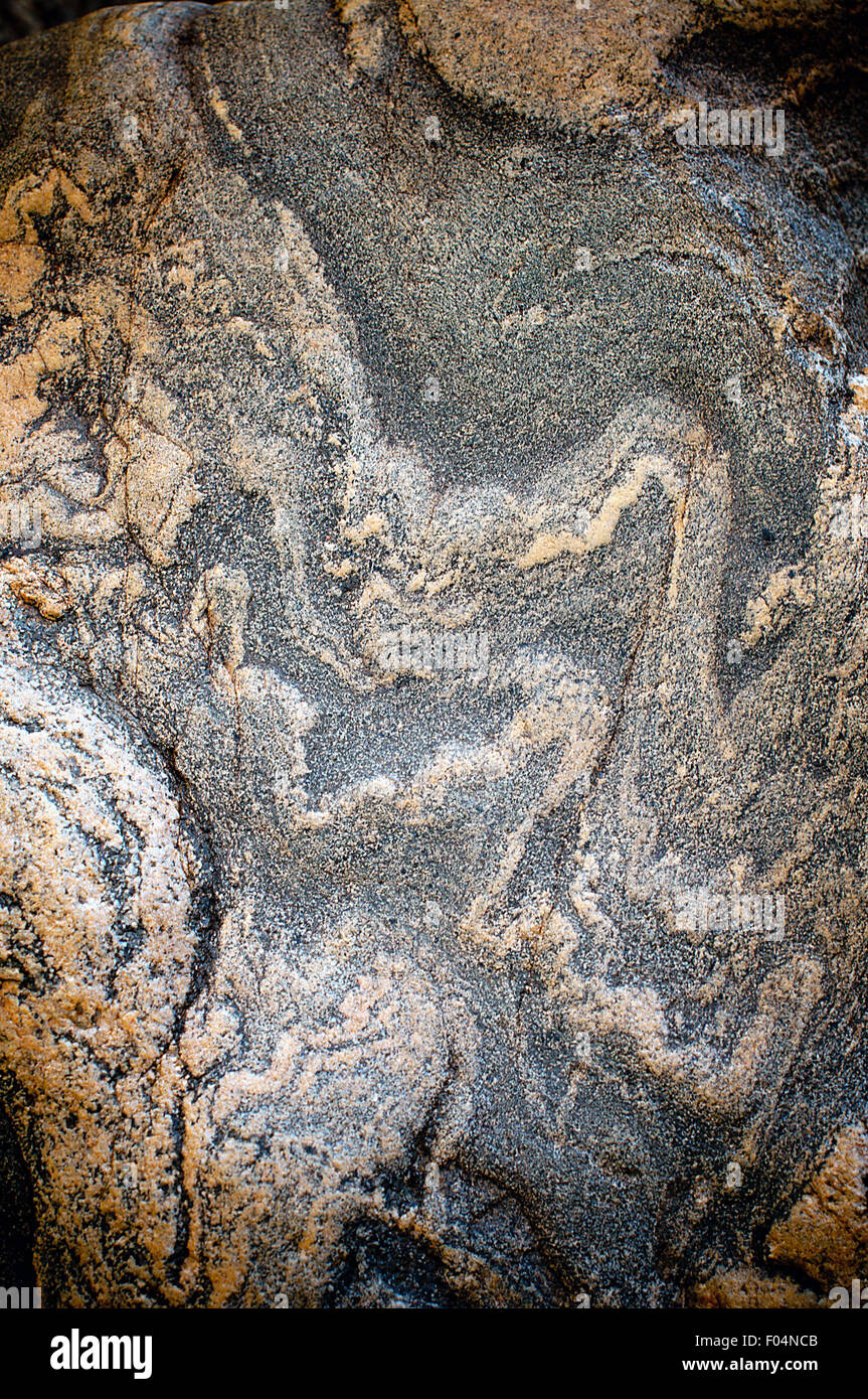 Fascinating river rock patterns along the North Fork of Lake Creek near ...