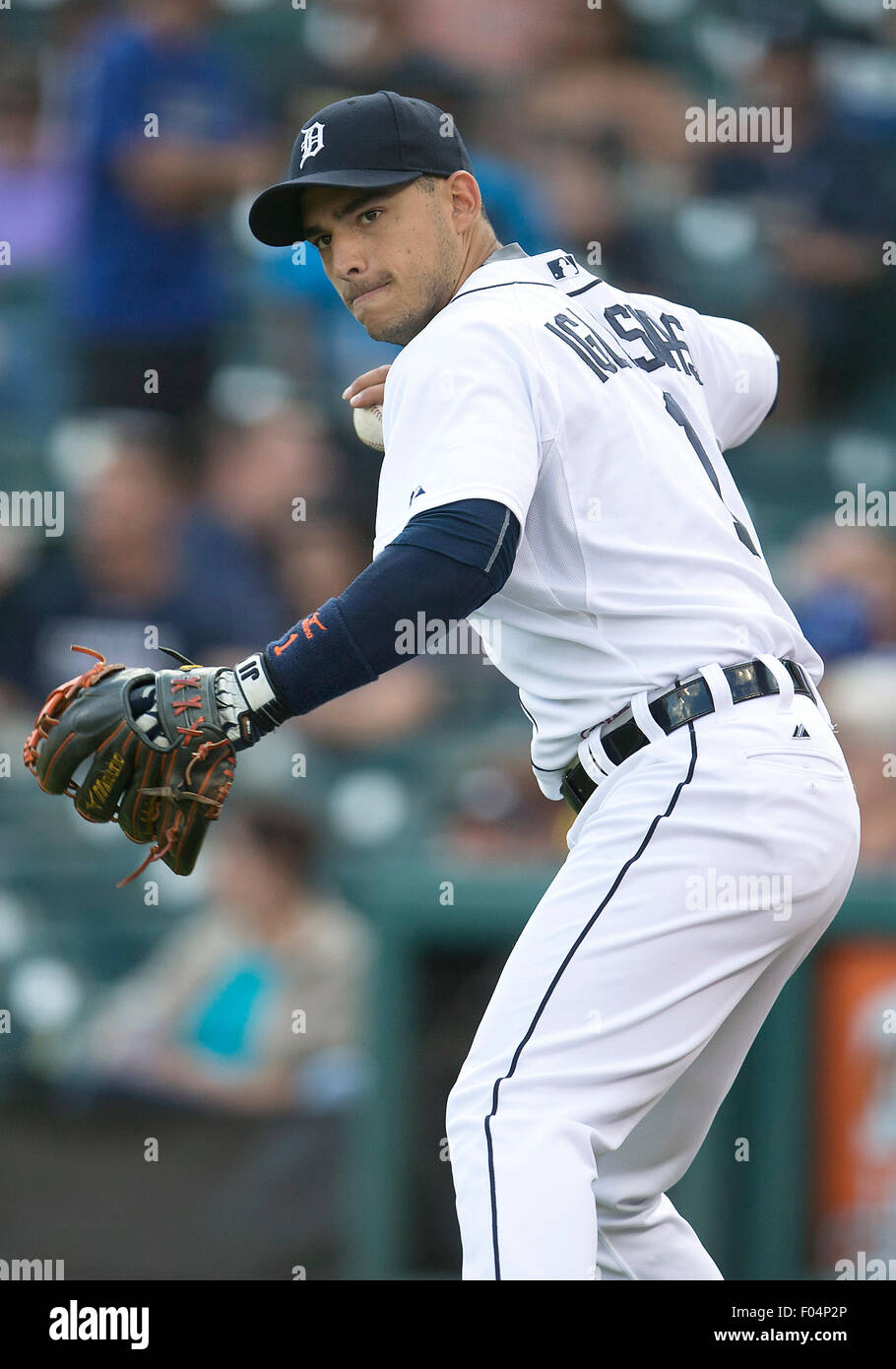 Detroit, Michigan, USA. 04th Aug, 2015. Detroit Tigers shortstop Jose ...