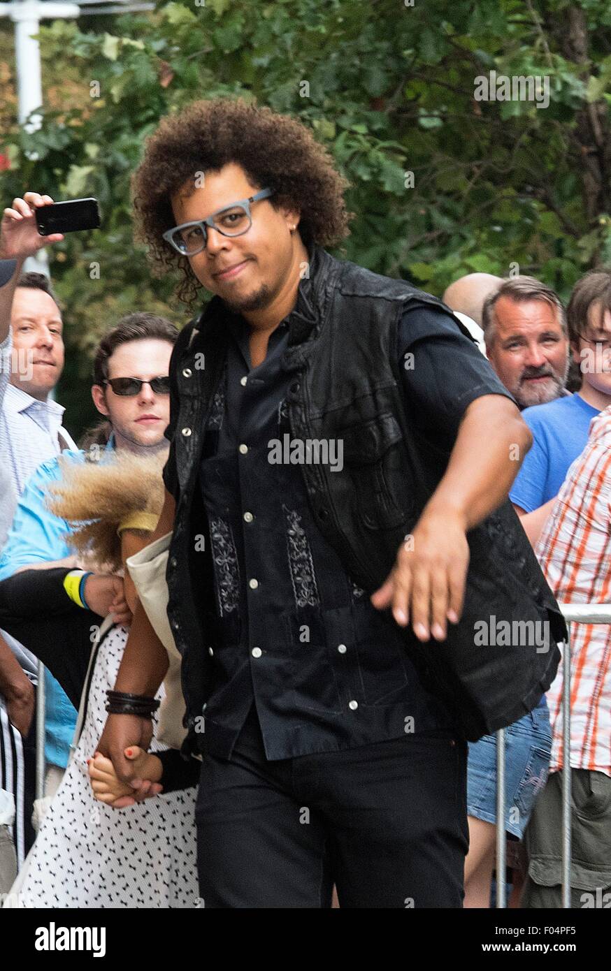 New York, NY, USA. 6th Aug, 2015. Jake Clemons out and about for Final ...