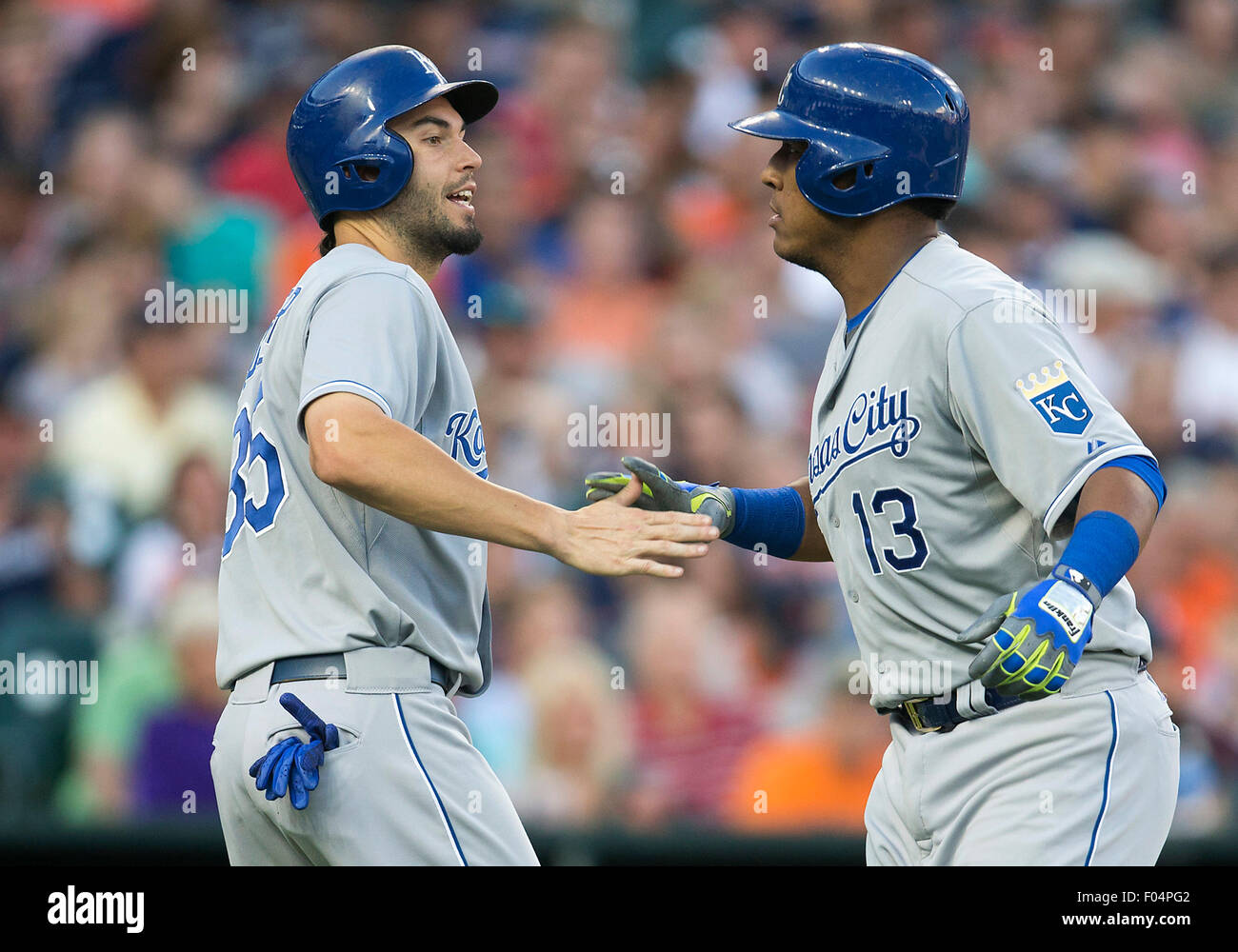 Detroit, Michigan, USA. 04th Aug, 2015. Kansas City Royals catcher ...