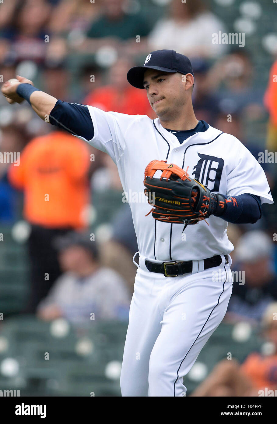 Detroit, Michigan, USA. 05th Aug, 2015. Detroit Tigers shortstop Jose ...