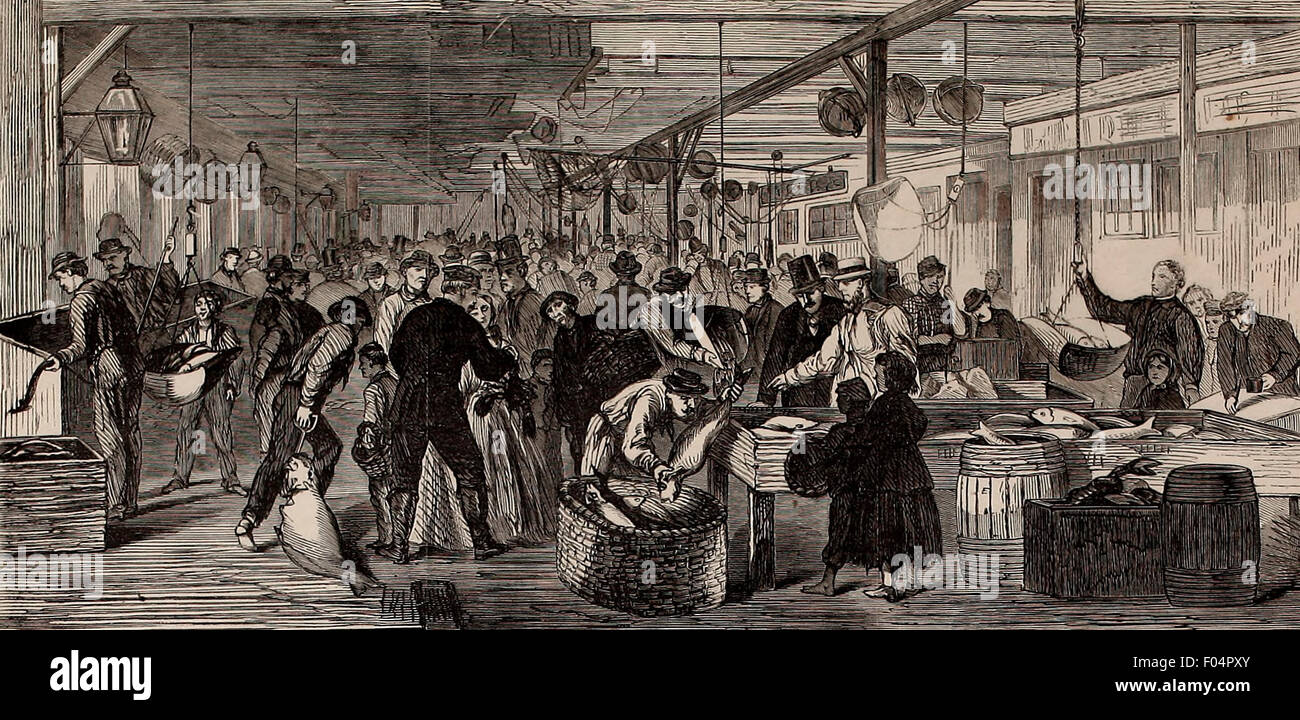 Fulton street market hi-res stock photography and images - Alamy