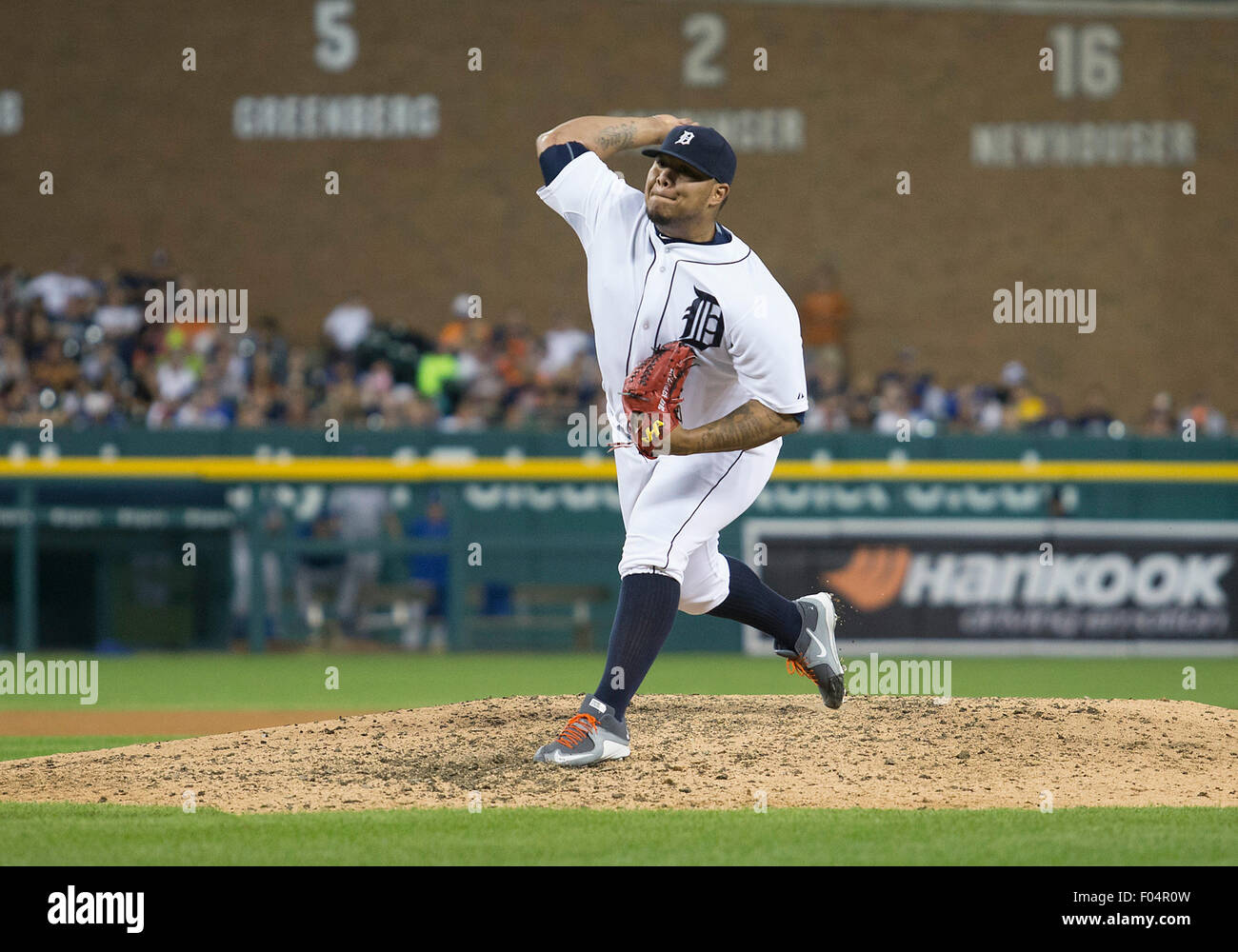 Detroit, Michigan, USA. 05th Aug, 2015. Detroit Tigers pitcher Bruce ...