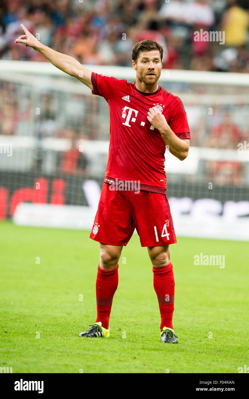Munich, Germany. 4th Aug, 2015. Xabi Alonso (Bayern) Football/Soccer ...
