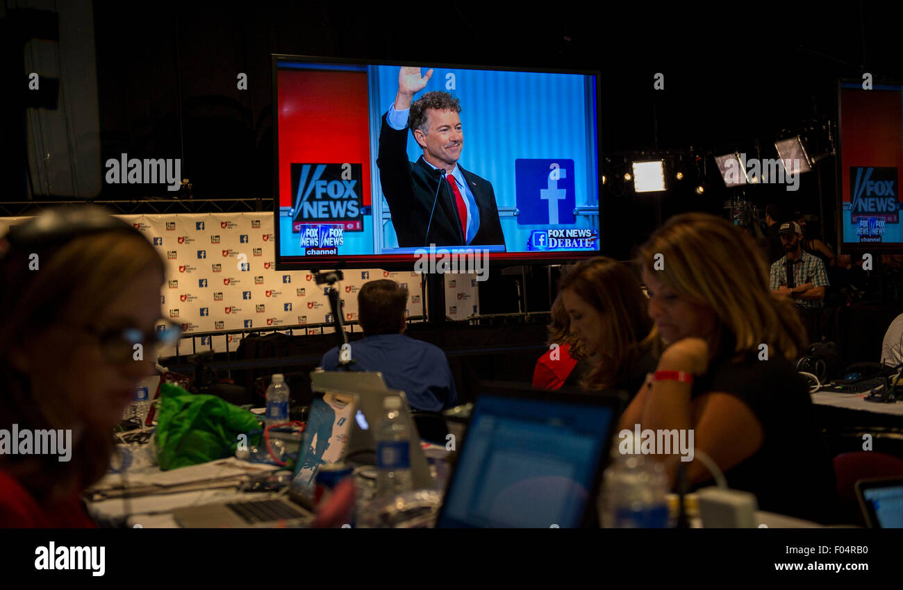 Cleveland, Ohio, USA. 06th Aug, 2015. The Republican presidential ...