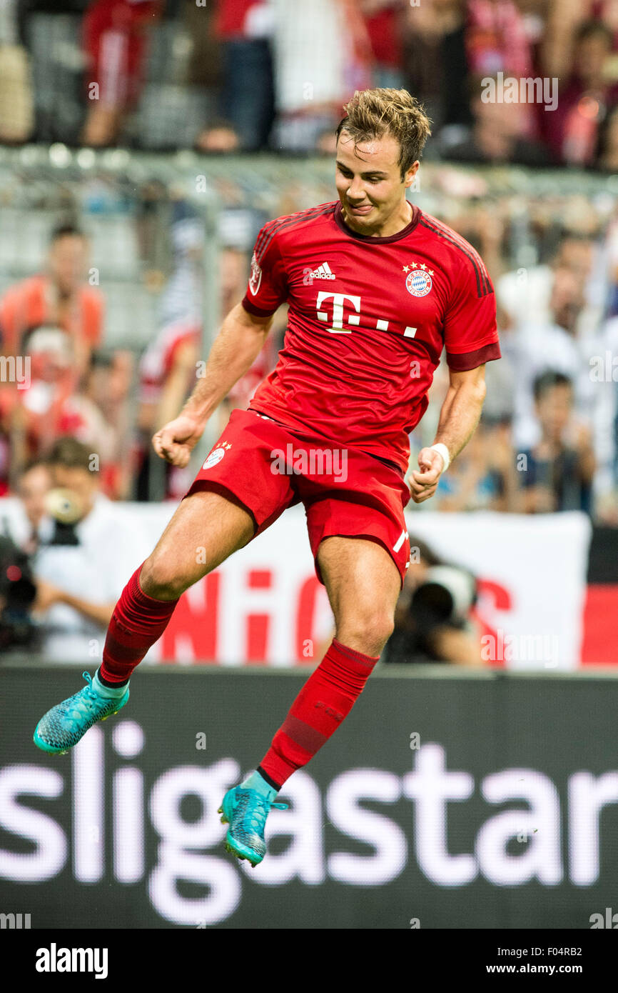 Munich, Germany. 4th Aug, 2015. Mario Gotze (Bayern) Football/Soccer ...