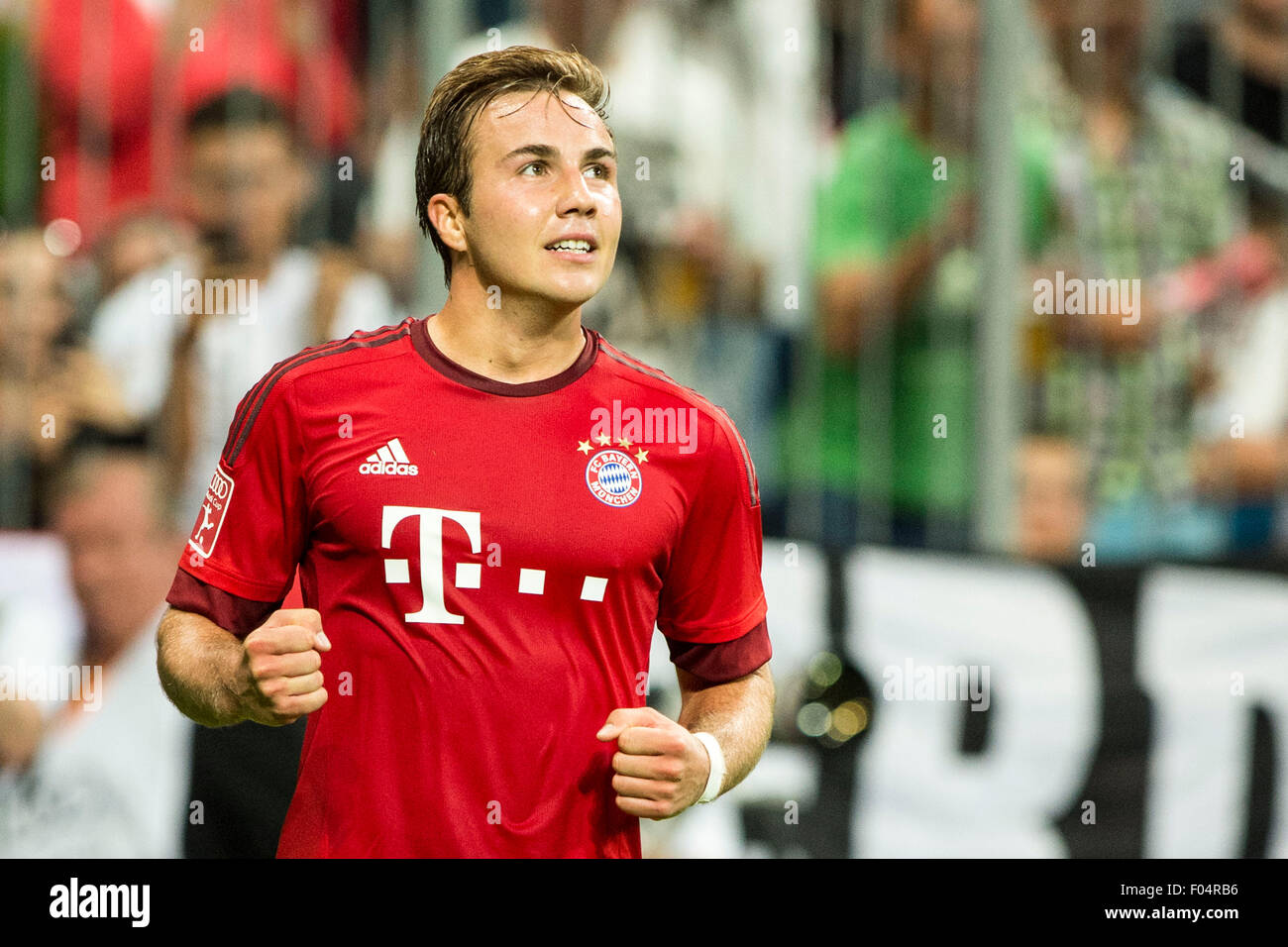 Munich, Germany. 4th Aug, 2015. Mario Gotze (Bayern) Football/Soccer ...