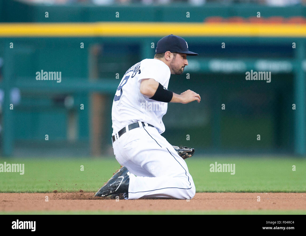 Detroit, Michigan, USA. 05th Aug, 2015. Detroit Tigers third baseman ...