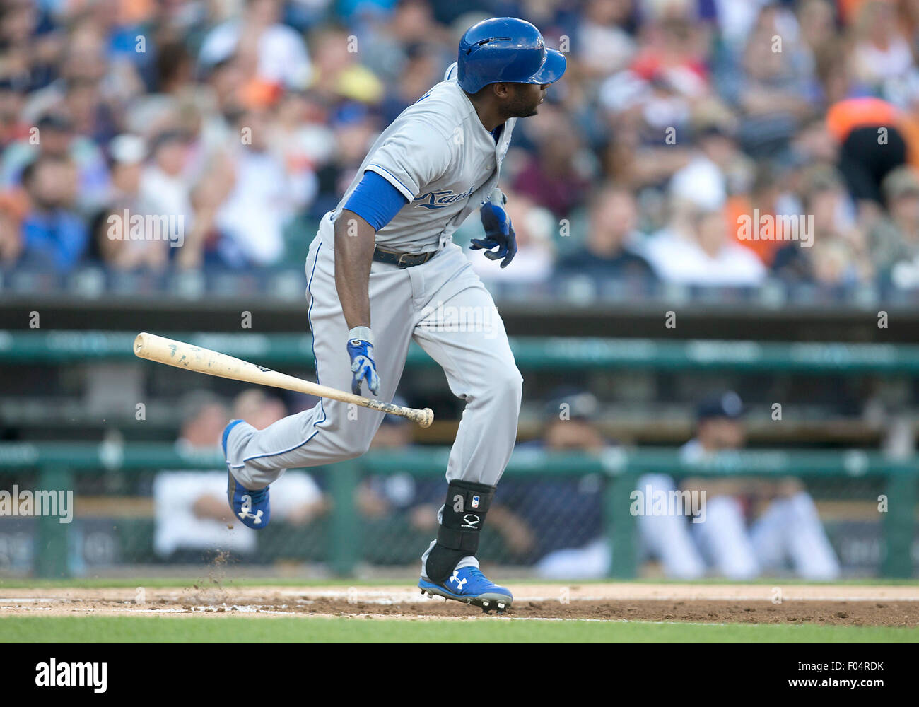 Detroit, Michigan, USA. 04th Aug, 2015. Kansas City Royals outfielder ...