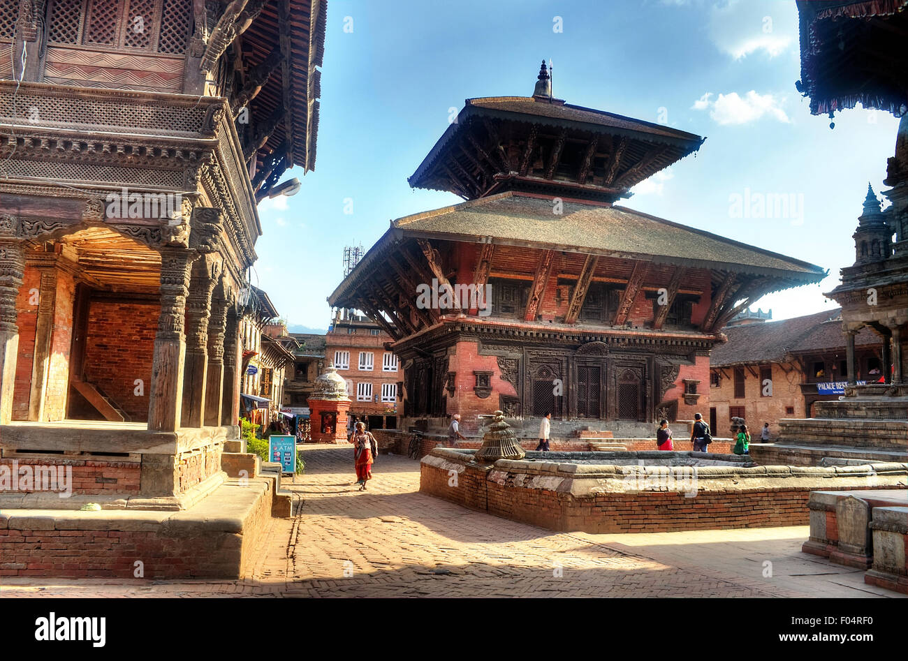 Bhaktapur durbar square hi-res stock photography and images - Alamy