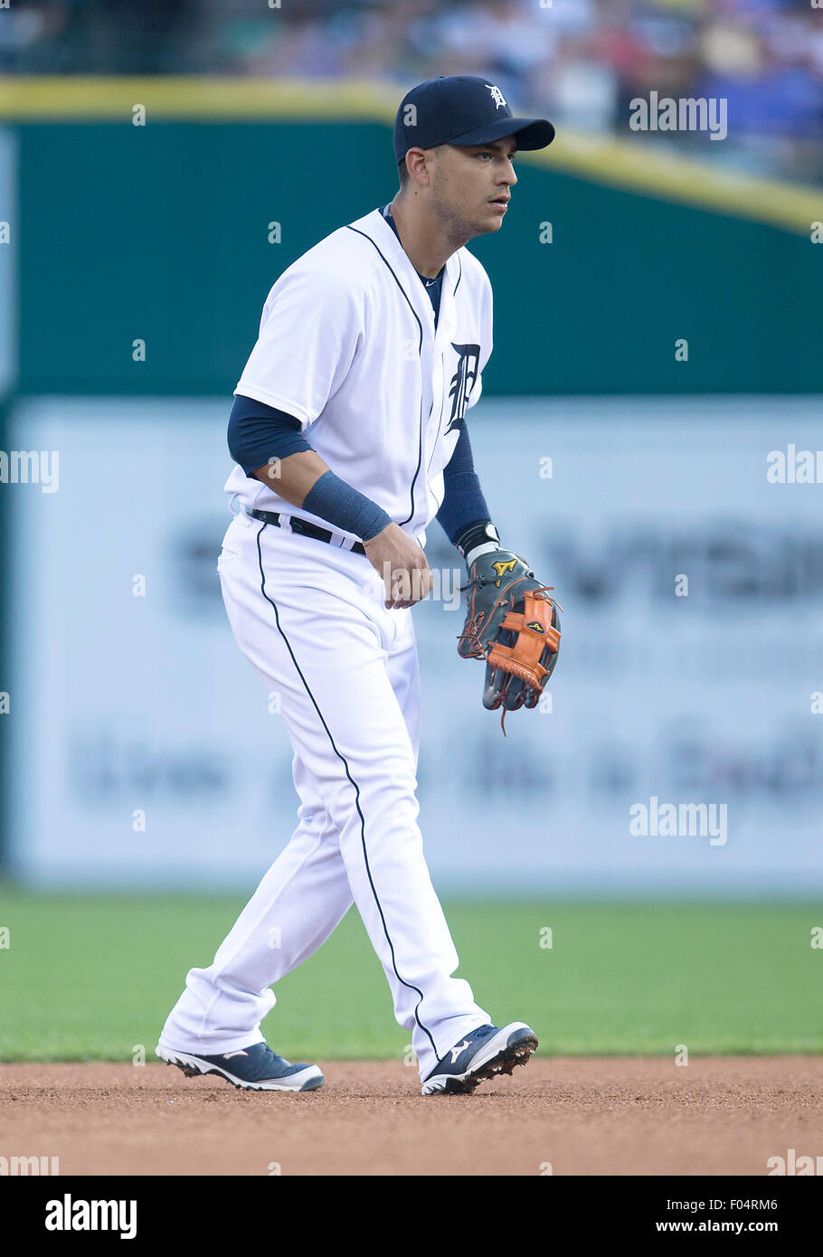 Detroit, Michigan, USA. 04th Aug, 2015. Detroit Tigers shortstop Jose ...
