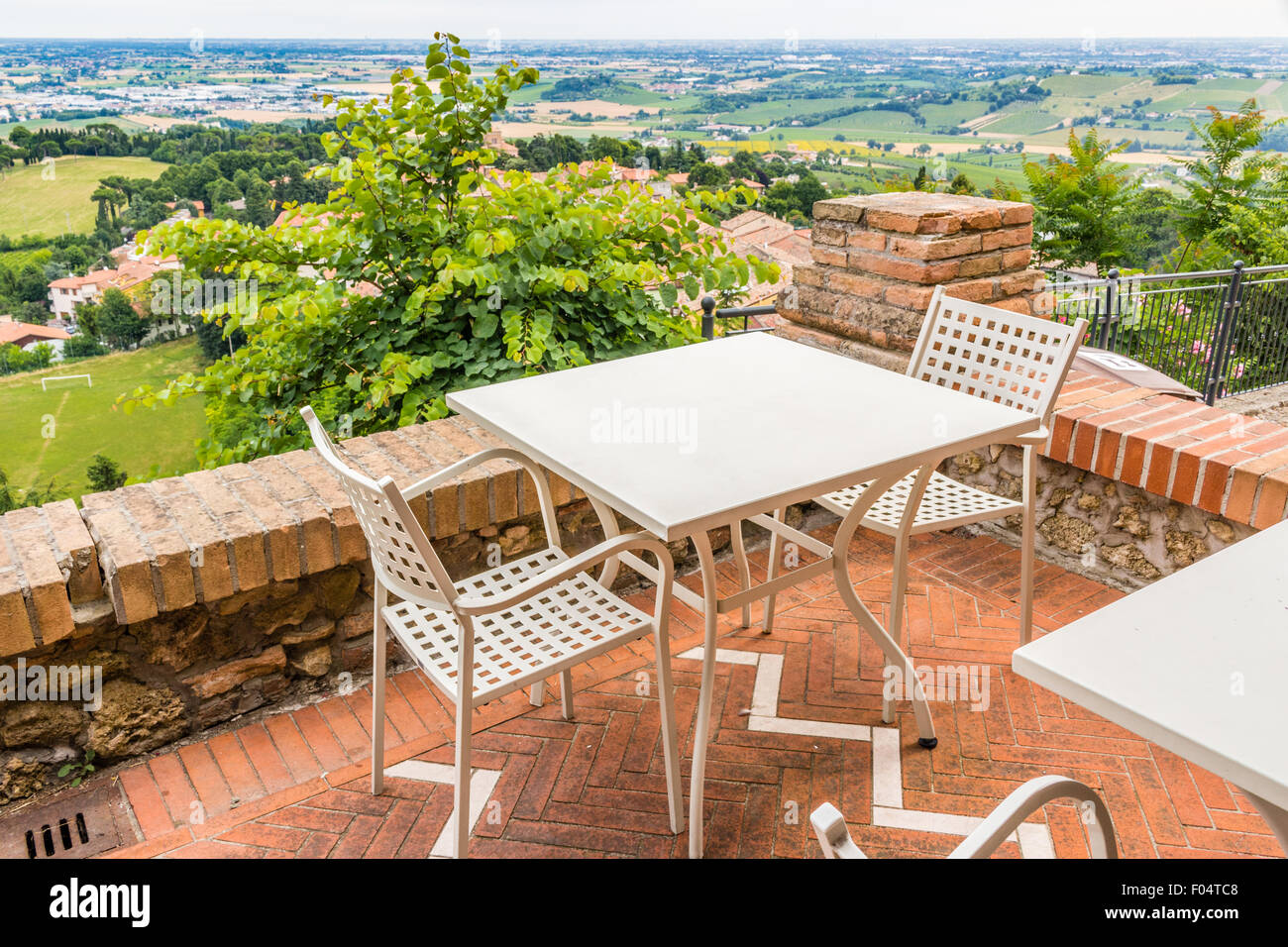 nature and memories - view from the terrace of an Italian restaurant ...