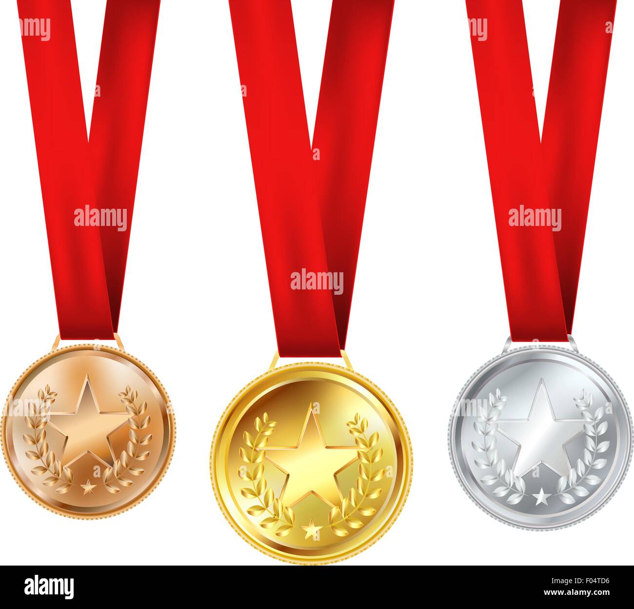 Medals Stock Vector Images - Alamy