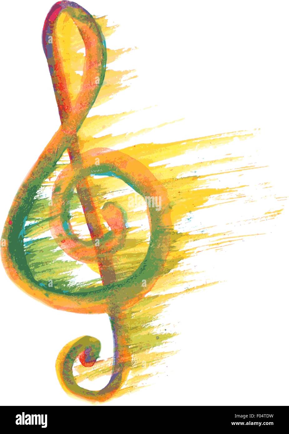 Treble clef sign hi-res stock photography and images - Alamy