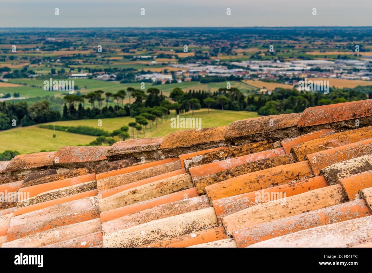 nature and memories - view from the terrace of the medieval village of ...