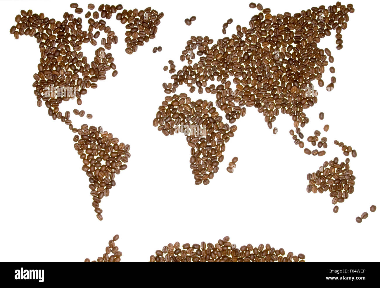 Map of continent world hi-res stock photography and images - Alamy